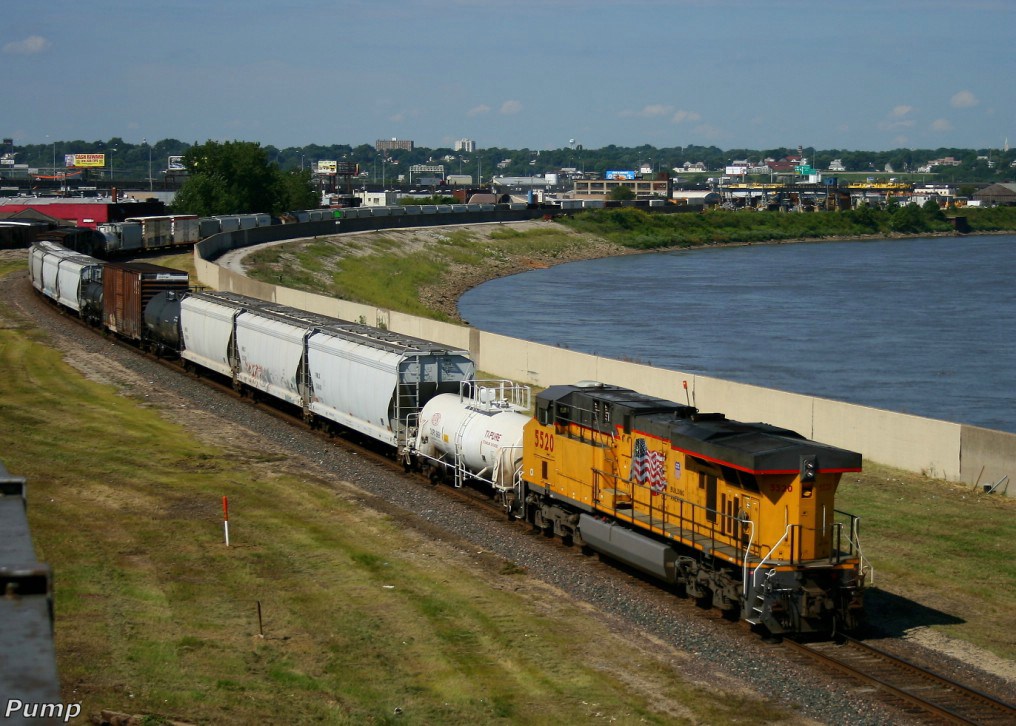 Northbound UP Manifest Train DPU
